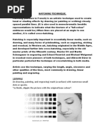 Types and Techniques of Hatching in Art | PDF