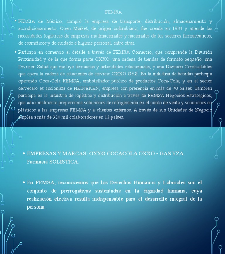 FEMSA: Expansión y Diversificación | PDF