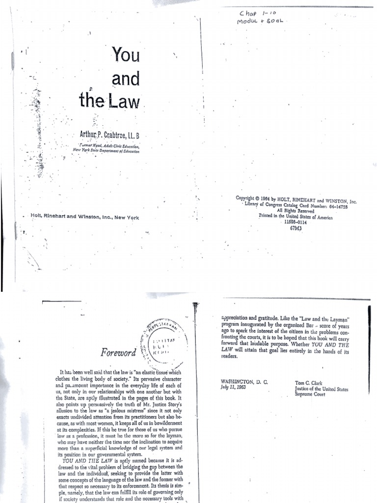 Chapter 1 The History of Law | PDF