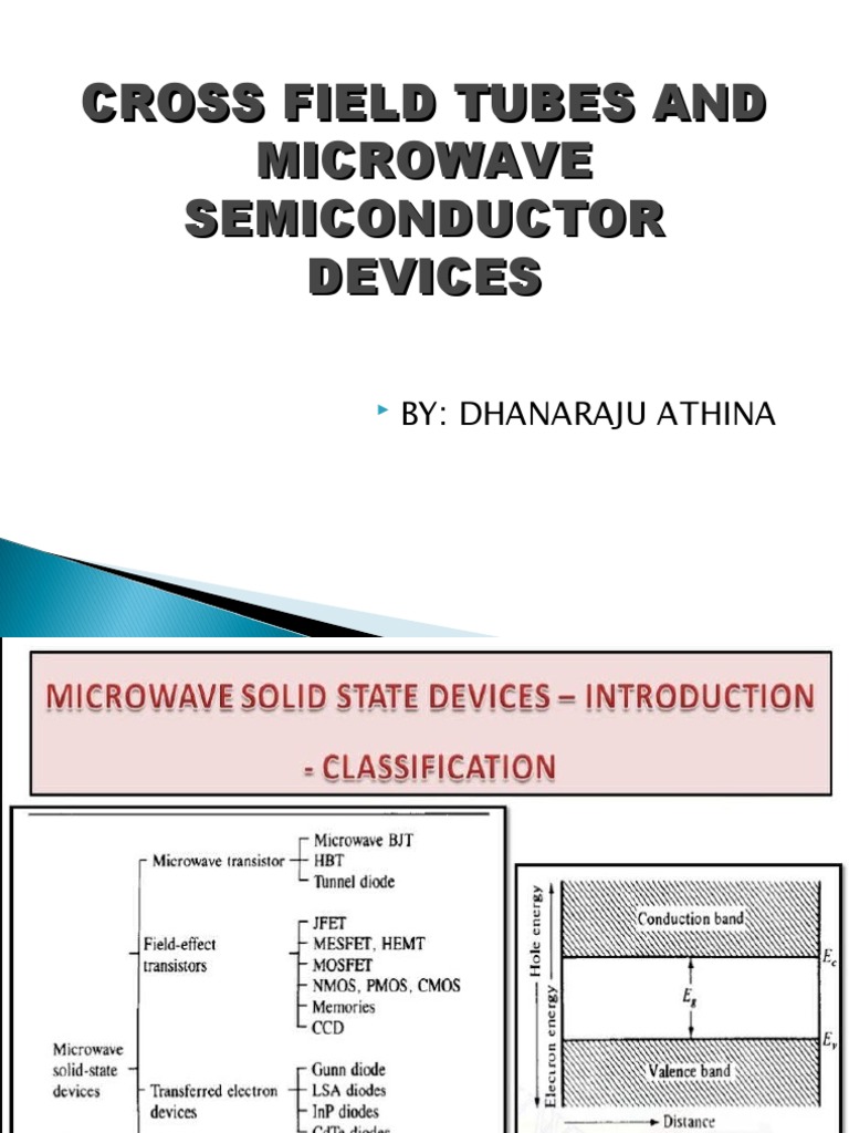 Microwave Semiconductor Devices Overview | PDF | Capacitor | Amplifier