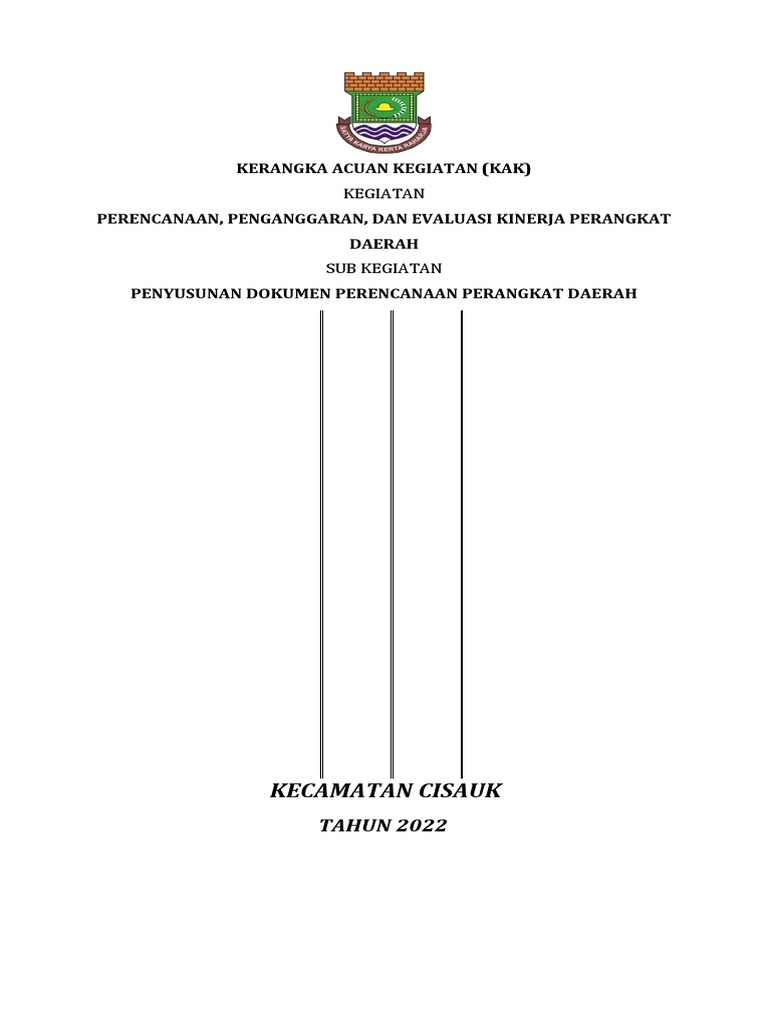 Penyusunan Dokumen Perencanaan Perangkat Daerah | PDF