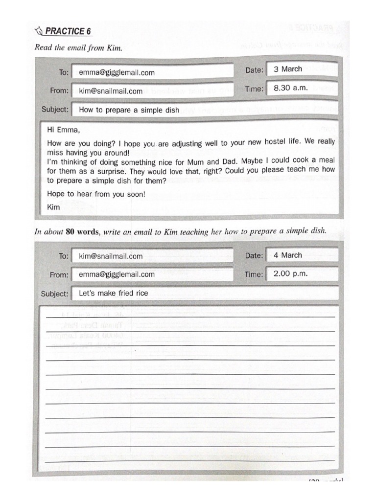 English PT3 Paper 2 | PDF