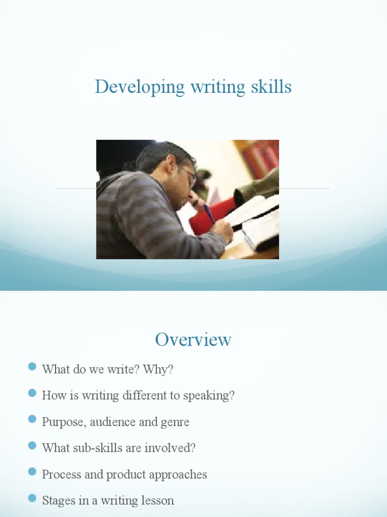 Developing Writing Skills | PDF
