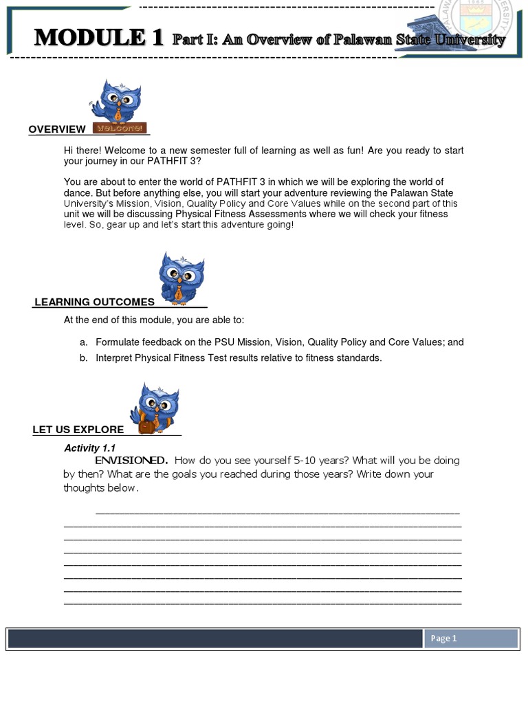 Module 1 - Part 1 An Overview of Psu | PDF | Evaluation | Sustainable ...