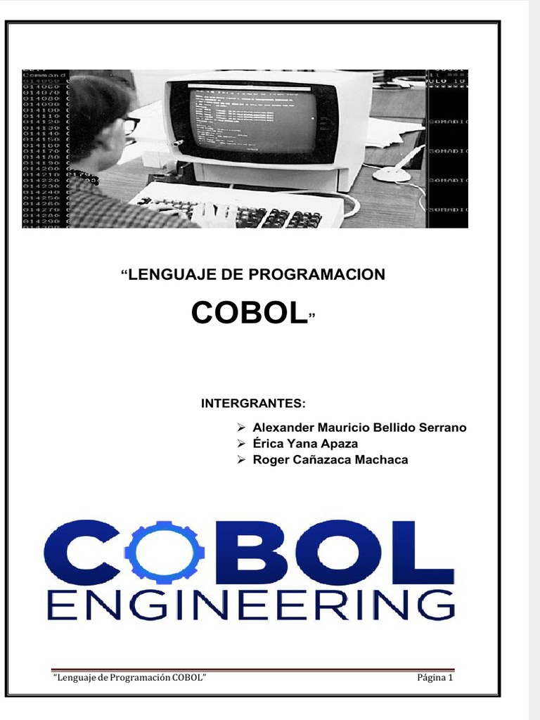 Guía Completa del Lenguaje COBOL | PDF | Lenguaje de programación ...