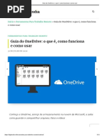 Manual OneDrive - REVISADO | PDF | Software de aplicação | Informática