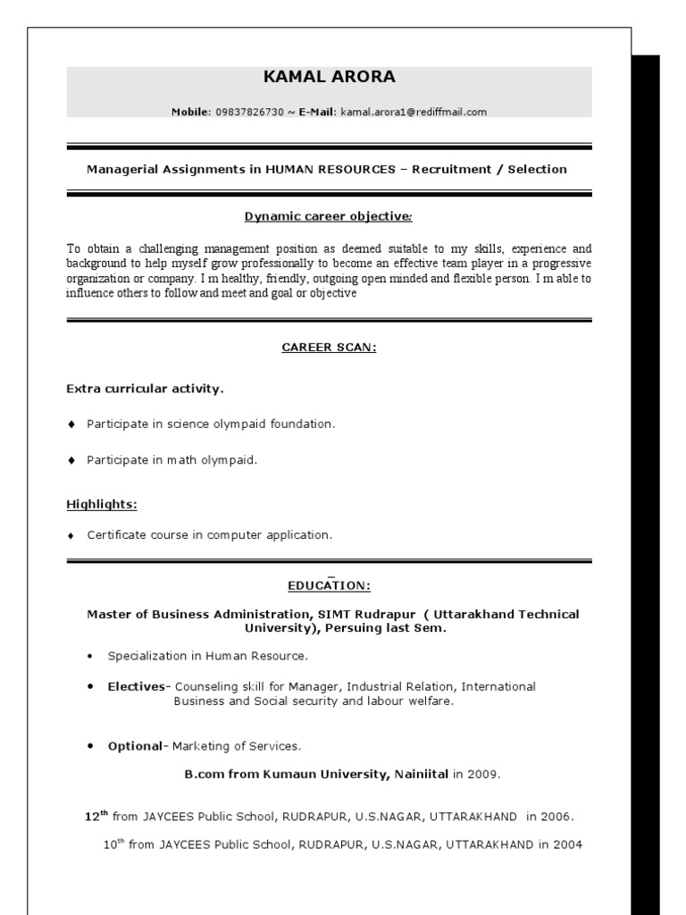 Kamal Resume | PDF