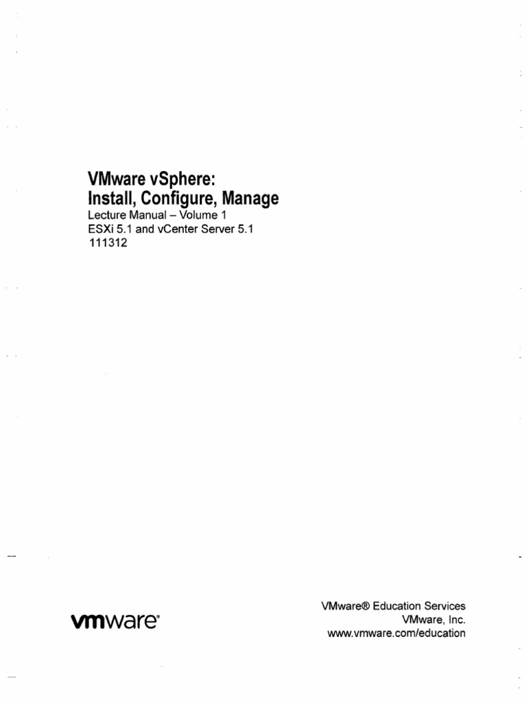 VMware Vsphere | PDF