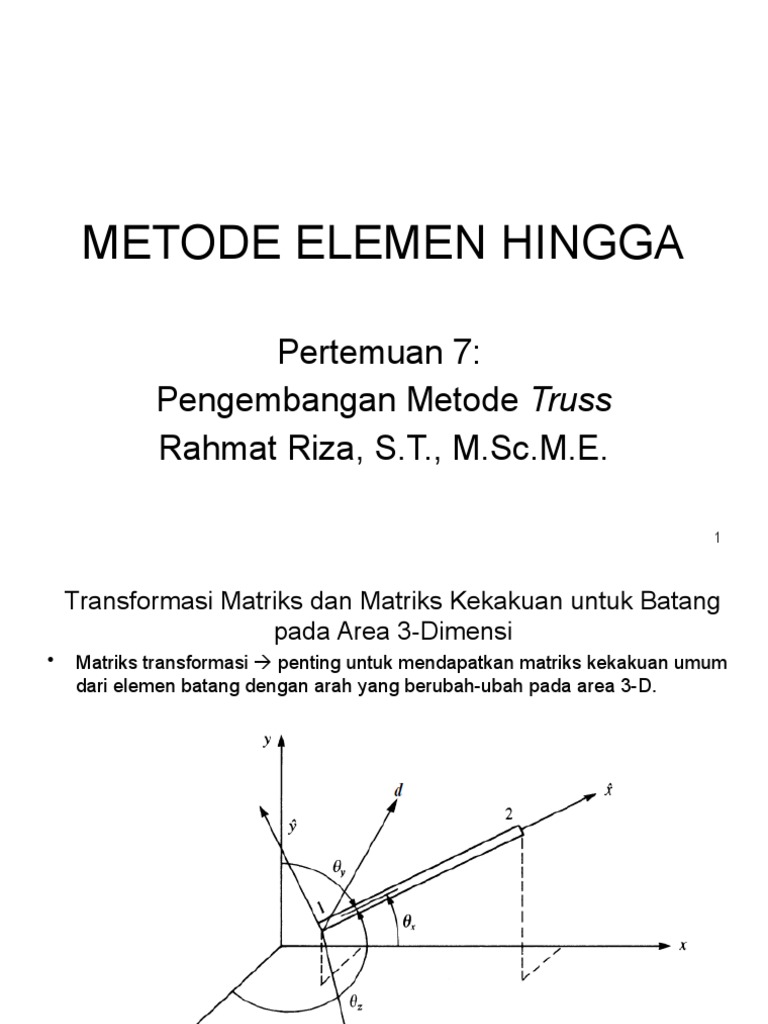Metode Elemen Hingga - 7 | PDF