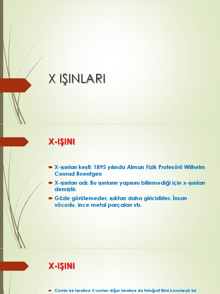 Hafta 7 X Işinlari | PDF