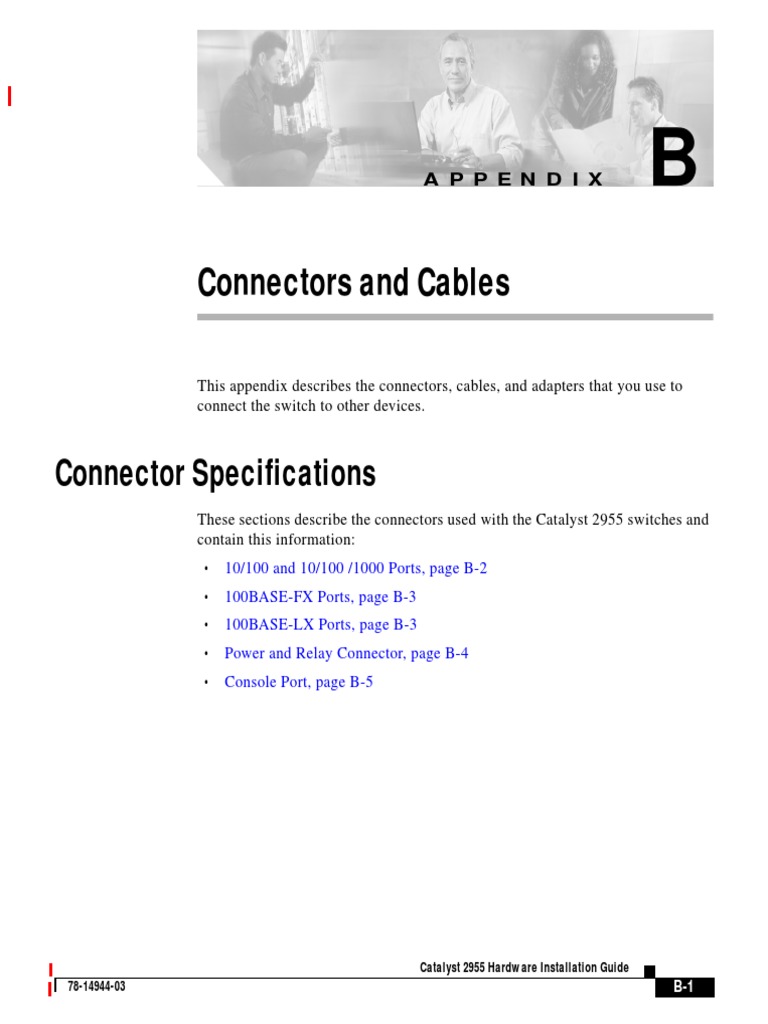 Connectors and Cables: Connector Specifications | PDF | Information And ...