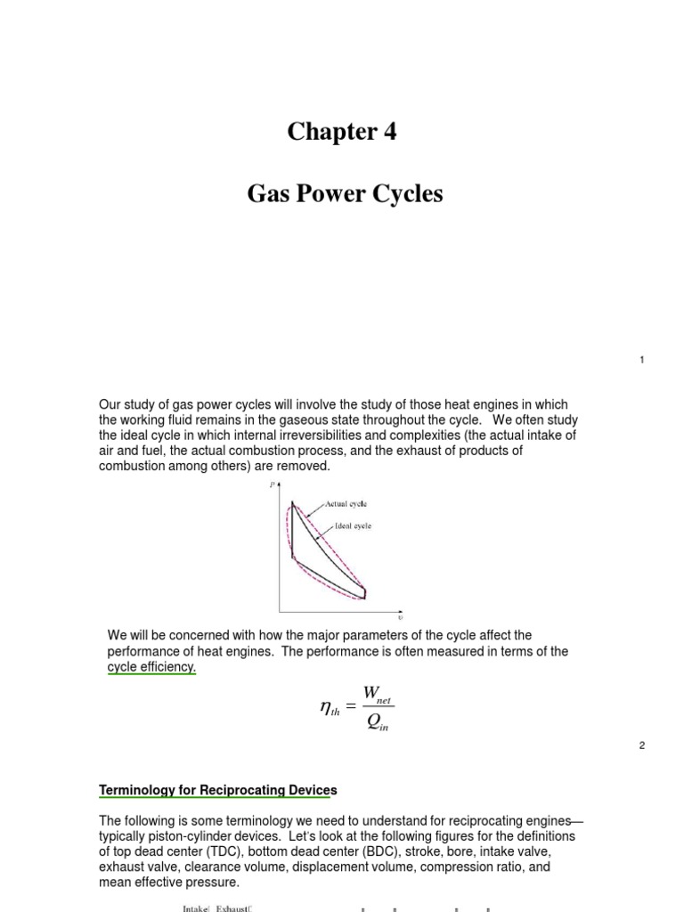 Chapter 4 - Part 1 | PDF | Internal Combustion Engine | Systems Engineering