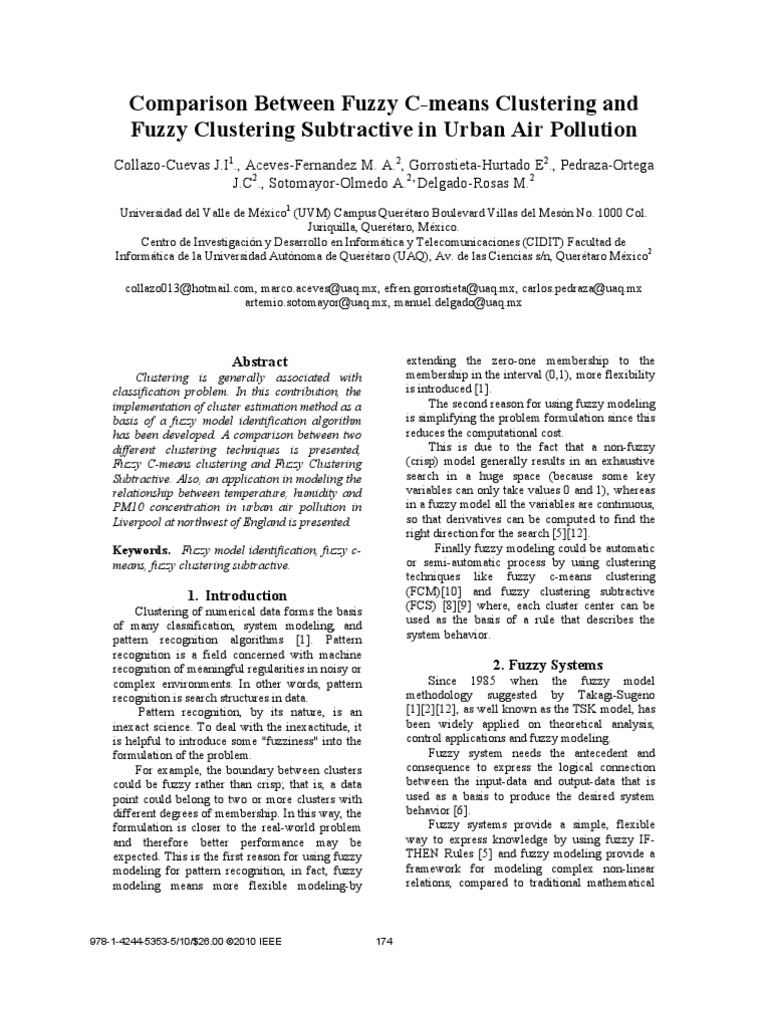 Clustering 1 | PDF | Cluster Analysis | Fuzzy Logic