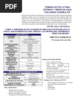 Pavco - FT Tubería NTP ISO 1452-2 | PDF