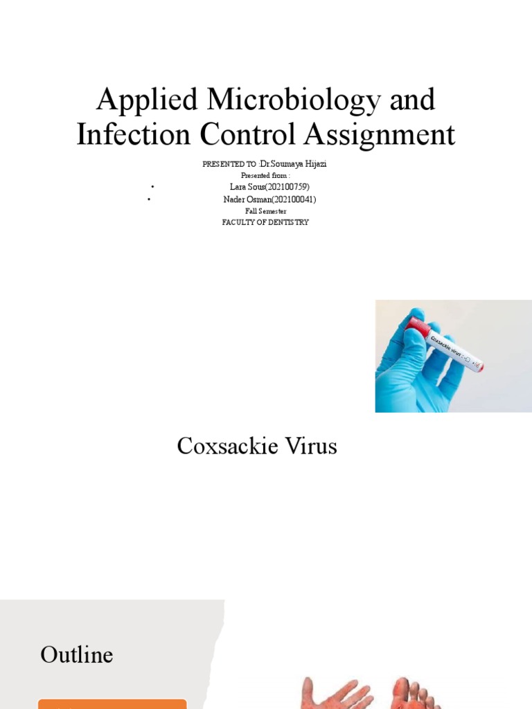 Applied Microbiology and Infection Control Assignment | PDF | Infection ...