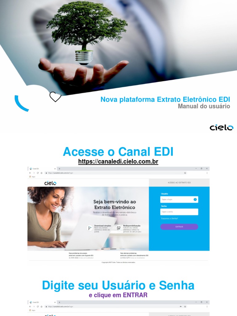 Nova Plataforma Extrato Eletrônico EDI - Portal WEB - Manual Do Usuário ...