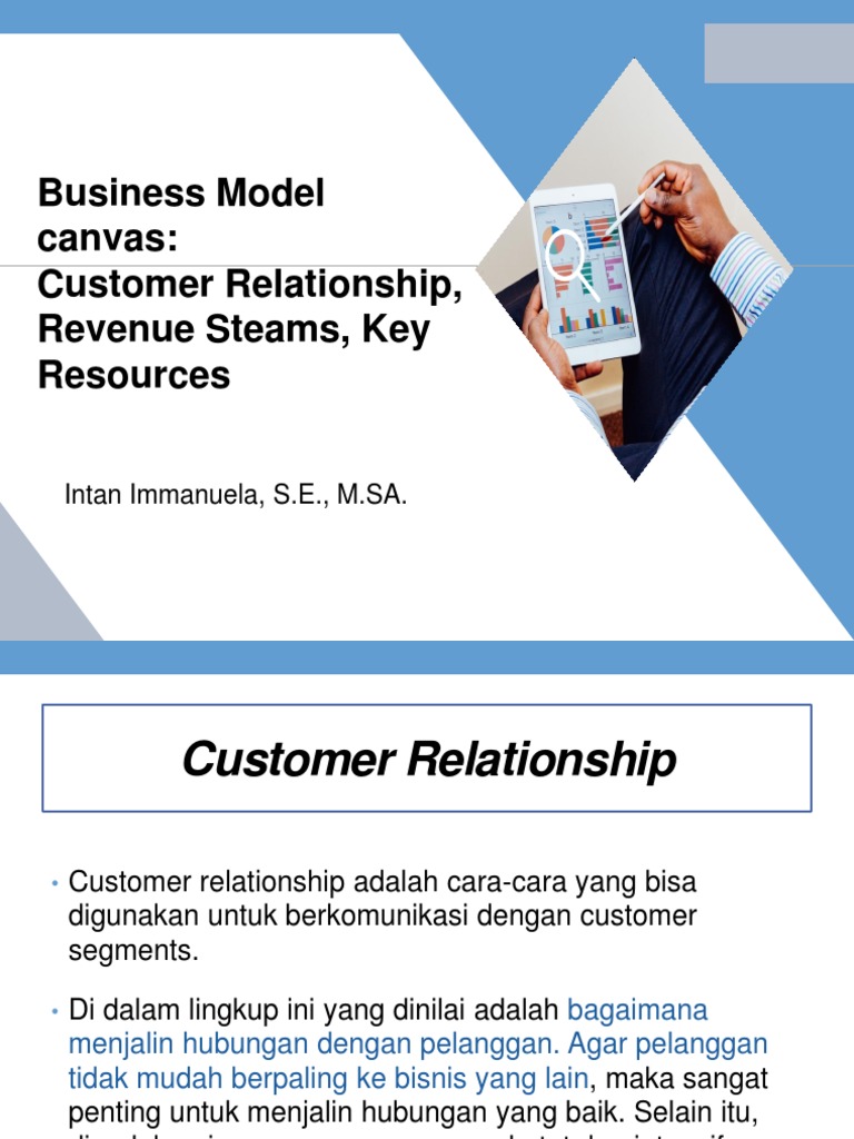 Business Model Canvas - Customer Relationship, Reenue Steams, Key ...