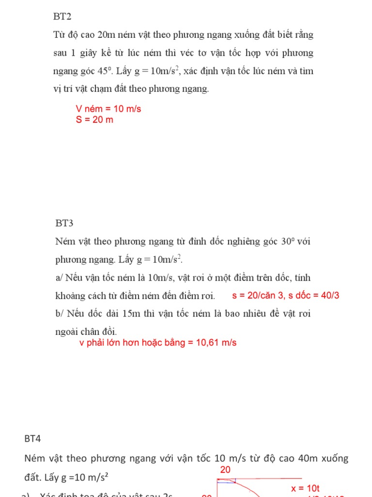 Bài tập VLĐC ĐH KHTN HCM | PDF