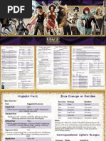 V20 Combat Cheat Sheet | PDF | Projectile Weapons