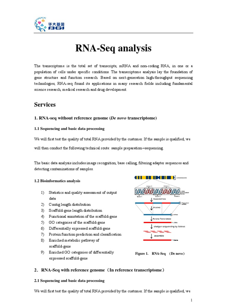 BGi RNA-Seq Analysis | PDF | Gene Expression | Micro Rna