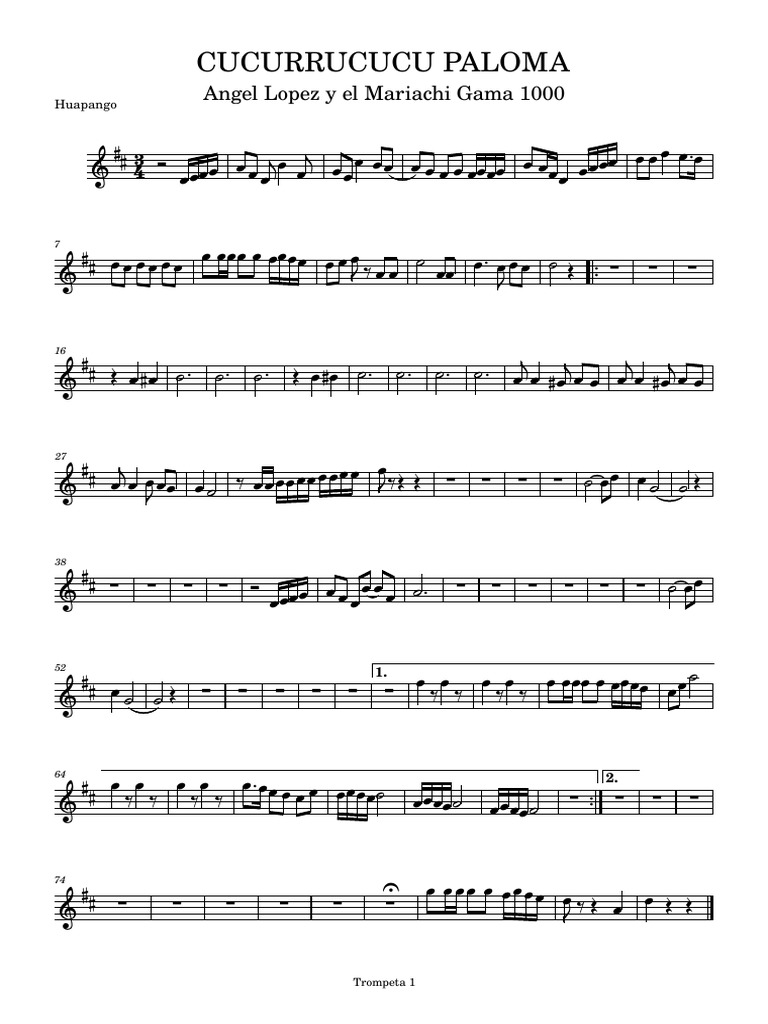 Cucurrucucú Paloma: Análisis Musical | PDF