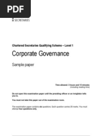 Corporate Governance All Exam Papers QS | PDF | Corporate Governance ...