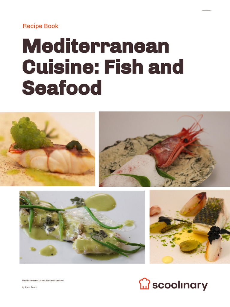 Mediterranean Cuisine: Fish and Seafood: Recipe Book | PDF | Basil ...