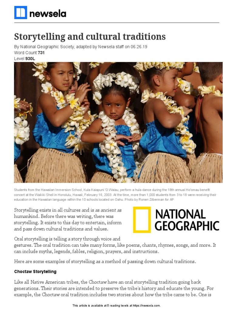 Storytelling and Cultural Traditions | PDF | Storytelling | Passover