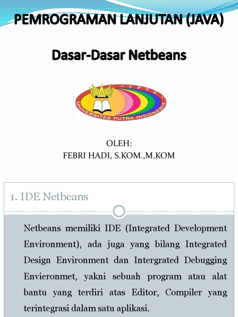 Java - 2 Dasar-Dasar Netbeans | PDF