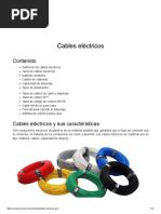 Tabla de Calibres de Cables Segun El Amperaje Compress | PDF