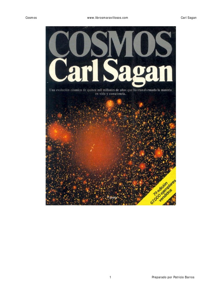 Cosmos - Carl Sagan | PDF | Religión y espiritualidad