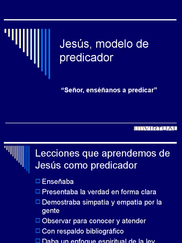 Jesús Modelo de Predicador | PDF | Jesús | Oración