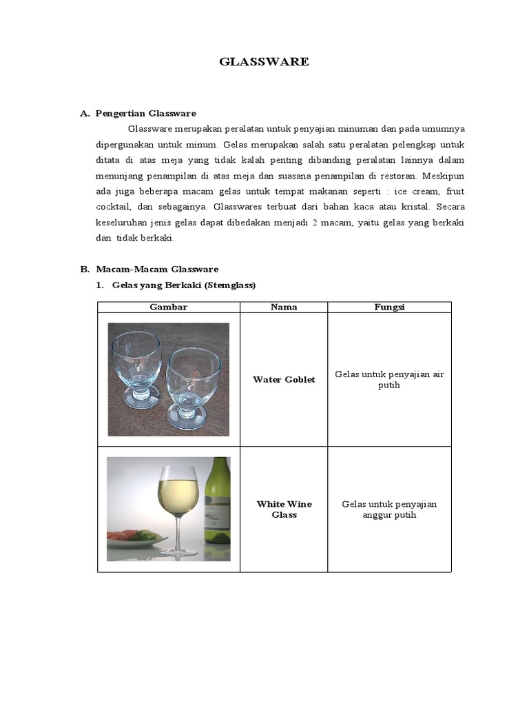 GLASSWARE | PDF