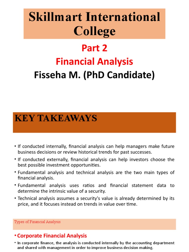 2 Part Financial Analysis | PDF | Investing | Valuation (Finance)