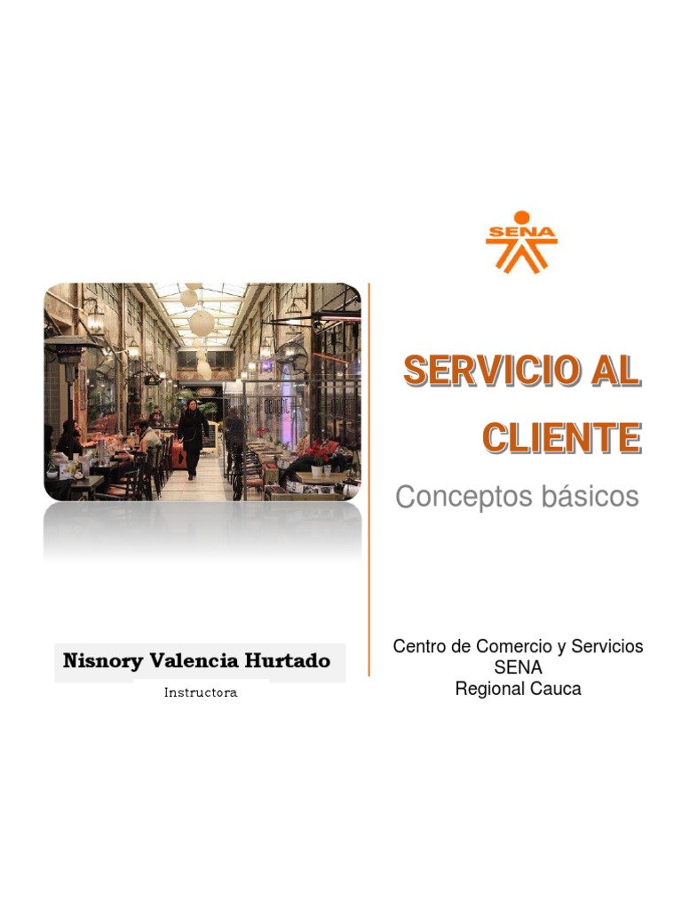 Servicio Al Cliente - Conceptos Básicos 1 | PDF | Cliente | Marketing