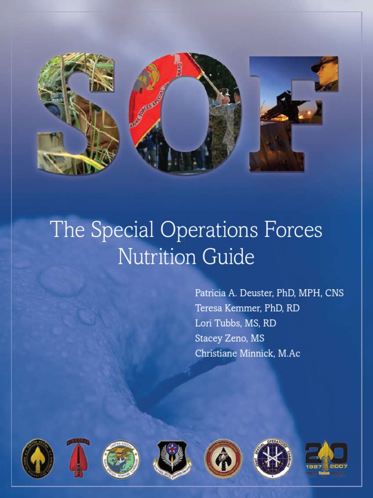 Special Operations Nutrition Guide Pdf Foods Dietary Supplements