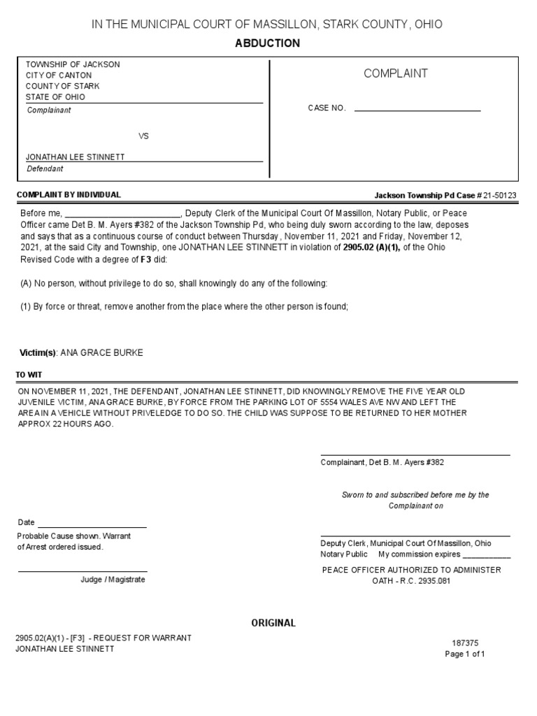 Felony Charges Filed | PDF | Arrest Warrant | Notary Public
