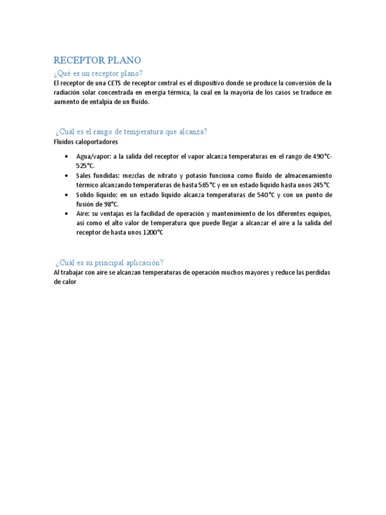 Receptor Plano | PDF