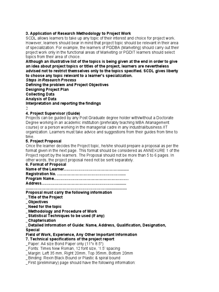 Research Methodology Project Topics | PDF | Brand | Cognitive Science