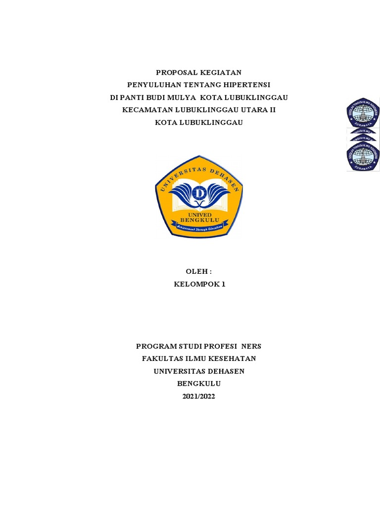 Proposal Dan SAP Hipertensi | PDF