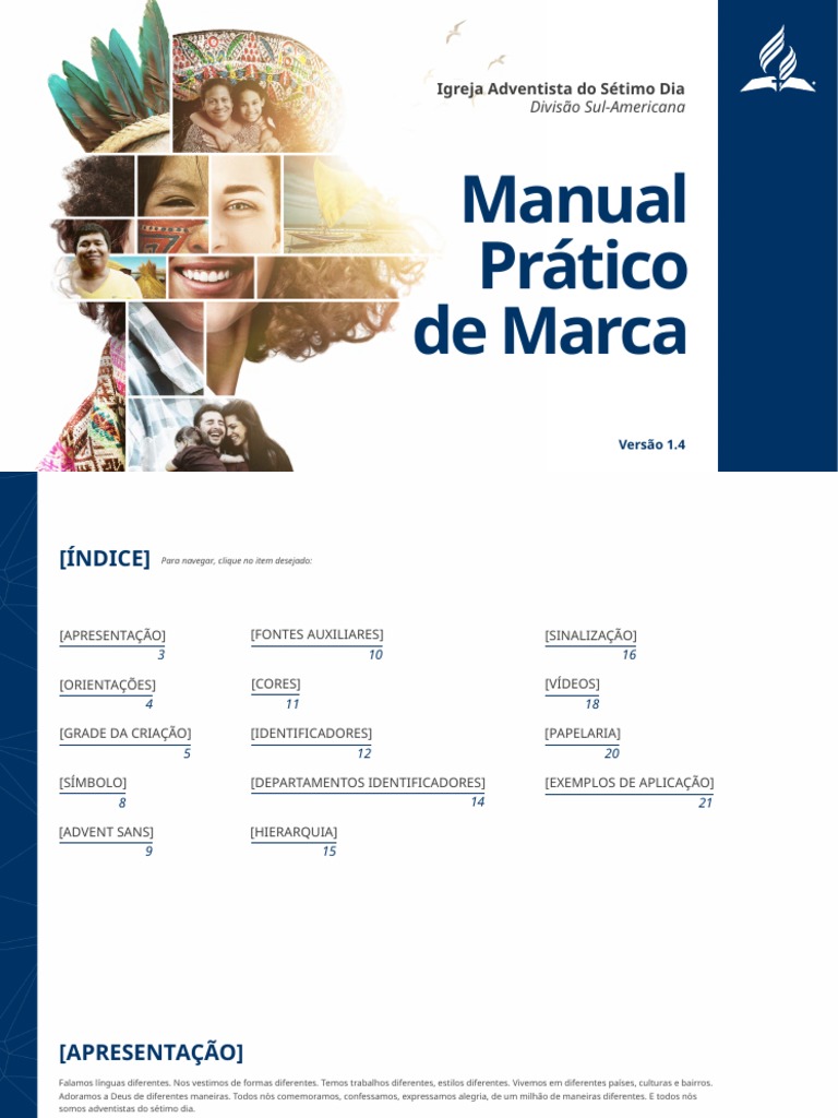 Manual Pratico de Marca - IASD | PDF | Igreja Adventista do Sétimo Dia ...