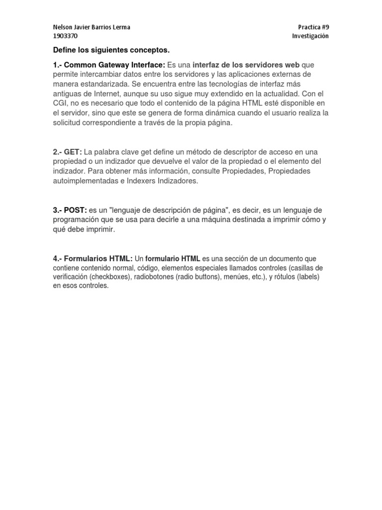 Practica 9 LENPRO Lab 1903370 | PDF