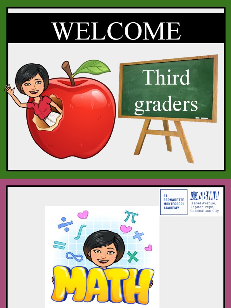 Welcome: Third Graders | PDF