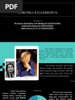 Makalah Teori Intertekstualitas Julia Kristeva | PDF | Filsafat