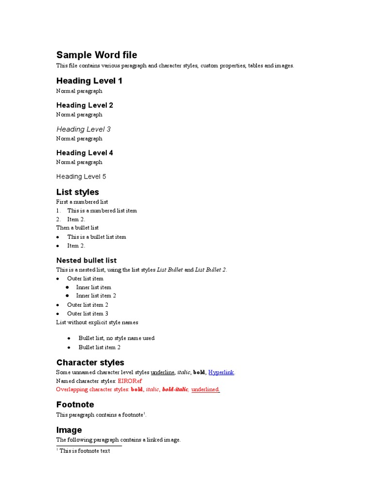 Word Document Formatting Guide | PDF