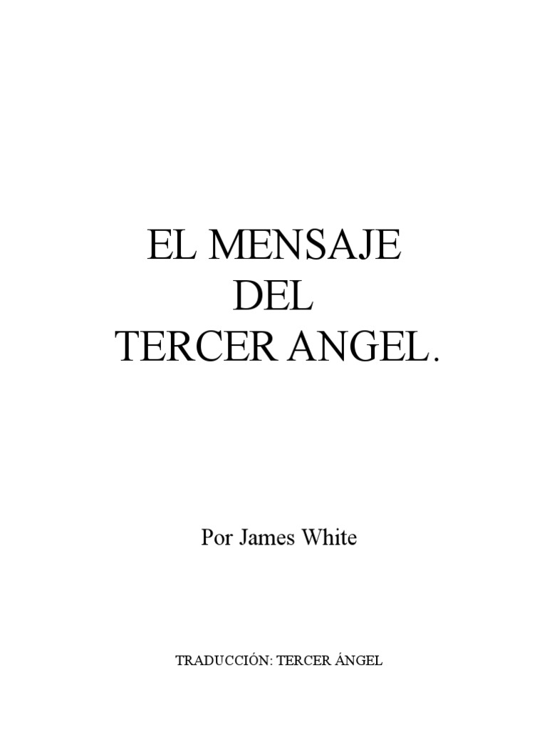 El Mensaje Del Tercer Angel Edited TERCER ANGEL | PDF | Arca de la ...