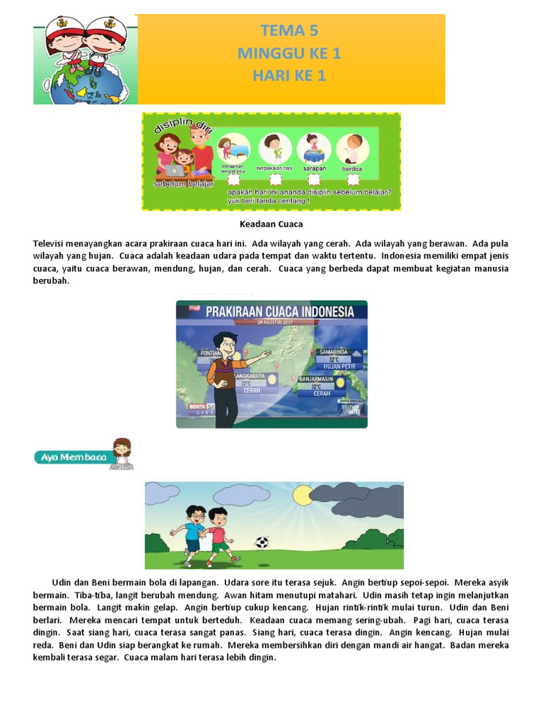 Modul Tema 5 Minggu 1 | PDF