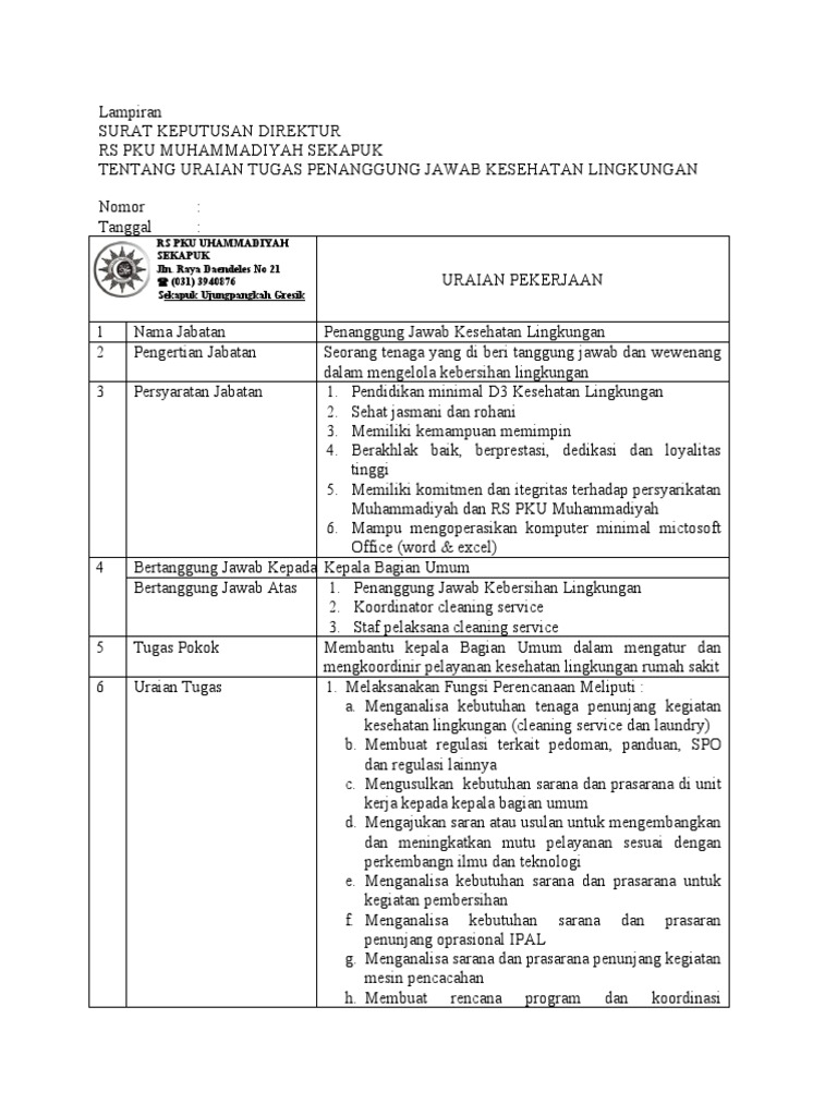 Urgas Kesehatan Lingkungan | PDF