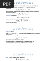 Tablas de Transformada Z PDF | PDF