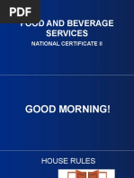 LQA Restaurant Standards | PDF | Waiting Staff | Tableware